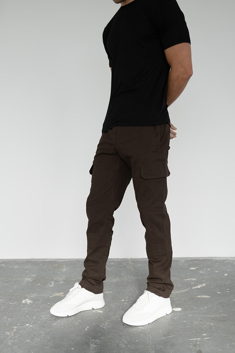 Relaxed Cargos - Brown